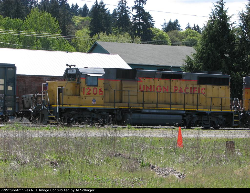UP 1206 In Springfield Oregon.